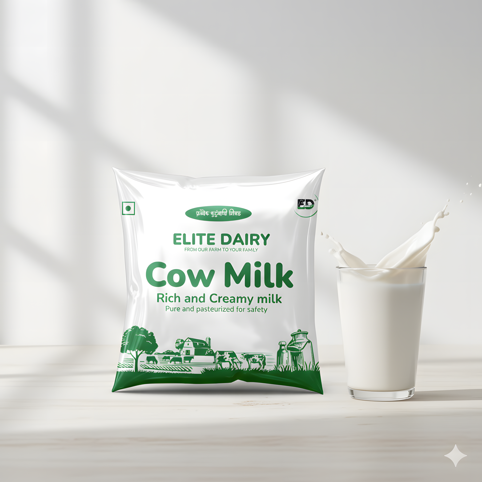 Elite Dairy Fresh Cow Milk – Daily Farm Milk – ELITE DAIRY